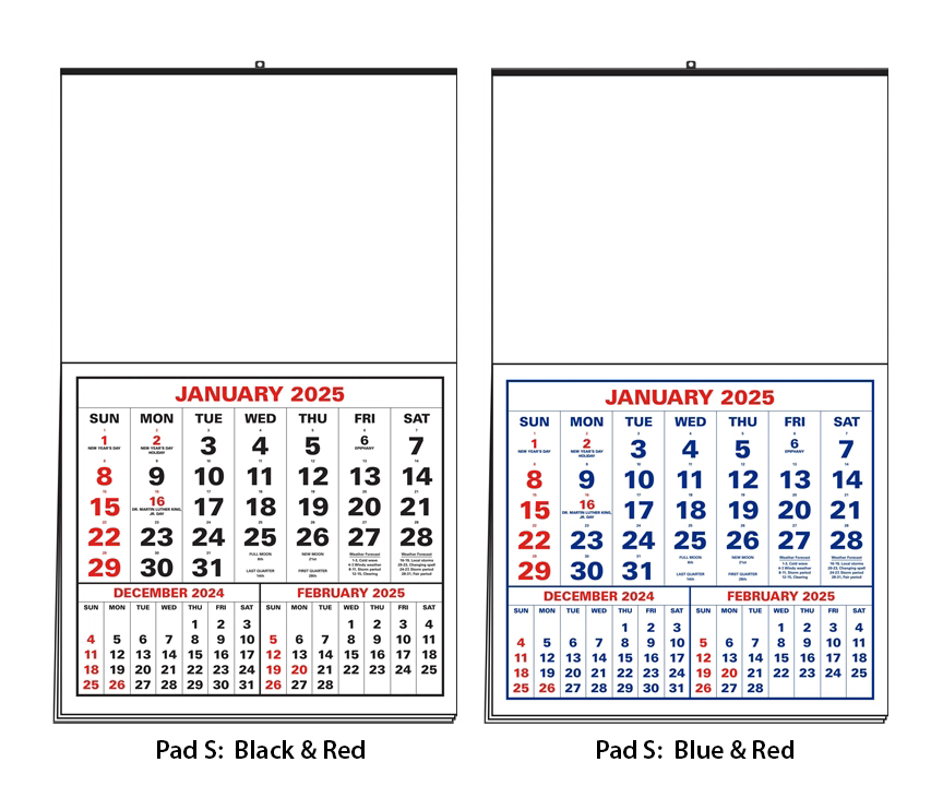Half Apron Single Image Calendar, 3-Month View (13-1/2x22 ...