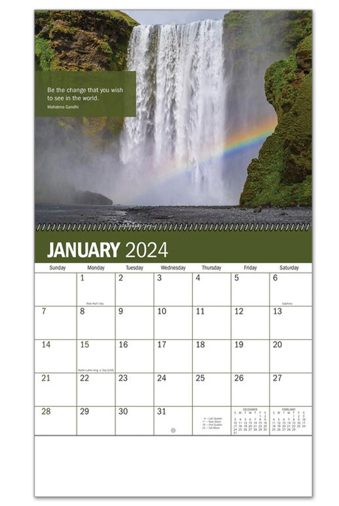 Inspirational Spiral Calendar | ValueCalendars.com