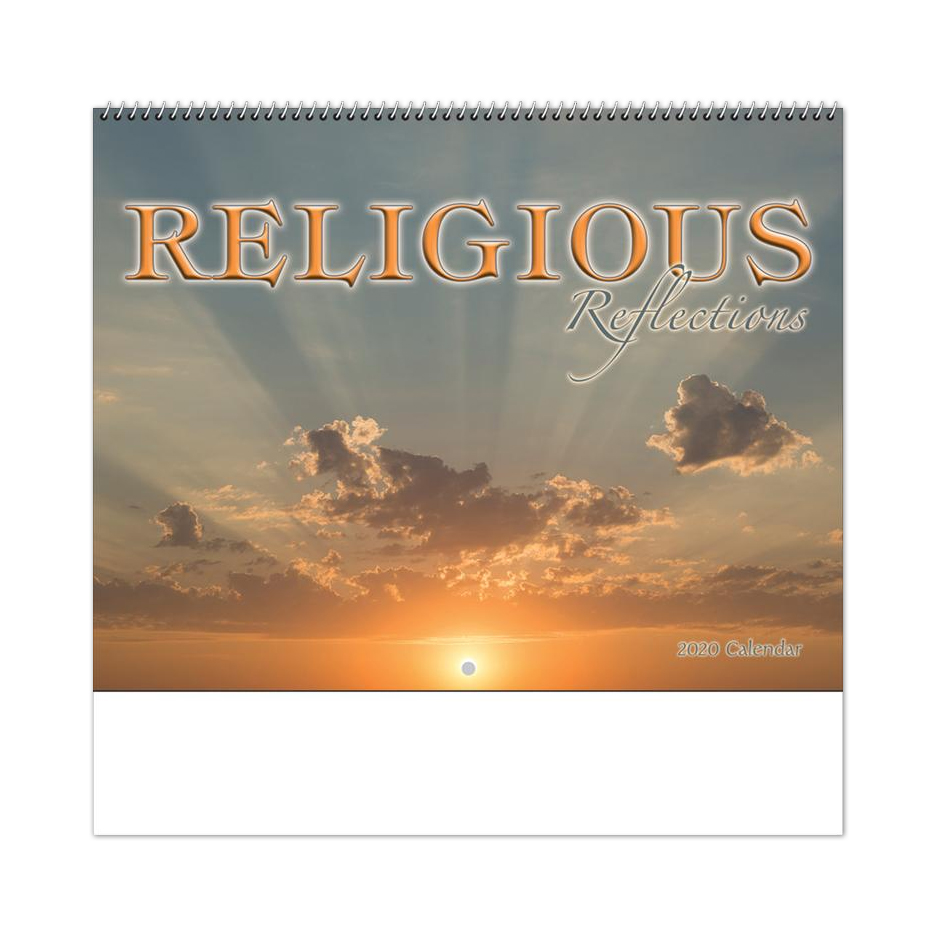 Religious Reflections Spiral Calendar | ValueCalendars.com