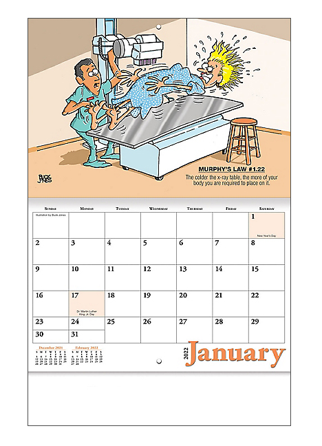 Murphy's Law II Calendar, Stapled | ValueCalendars.com