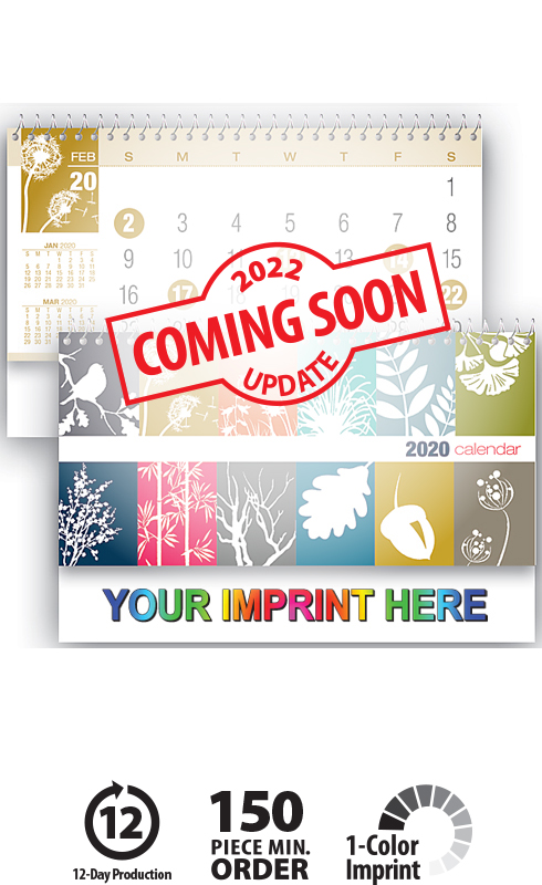 2020 Colorful Seasons 6-Sheet Desk Calendar | 6-1/4" x 4" Custom ...
