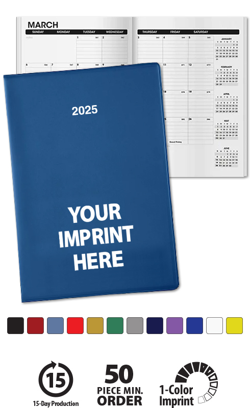2021 Flex Colors 7X10 Planner, Monthly | 7" x 10" Custom Promotional ...