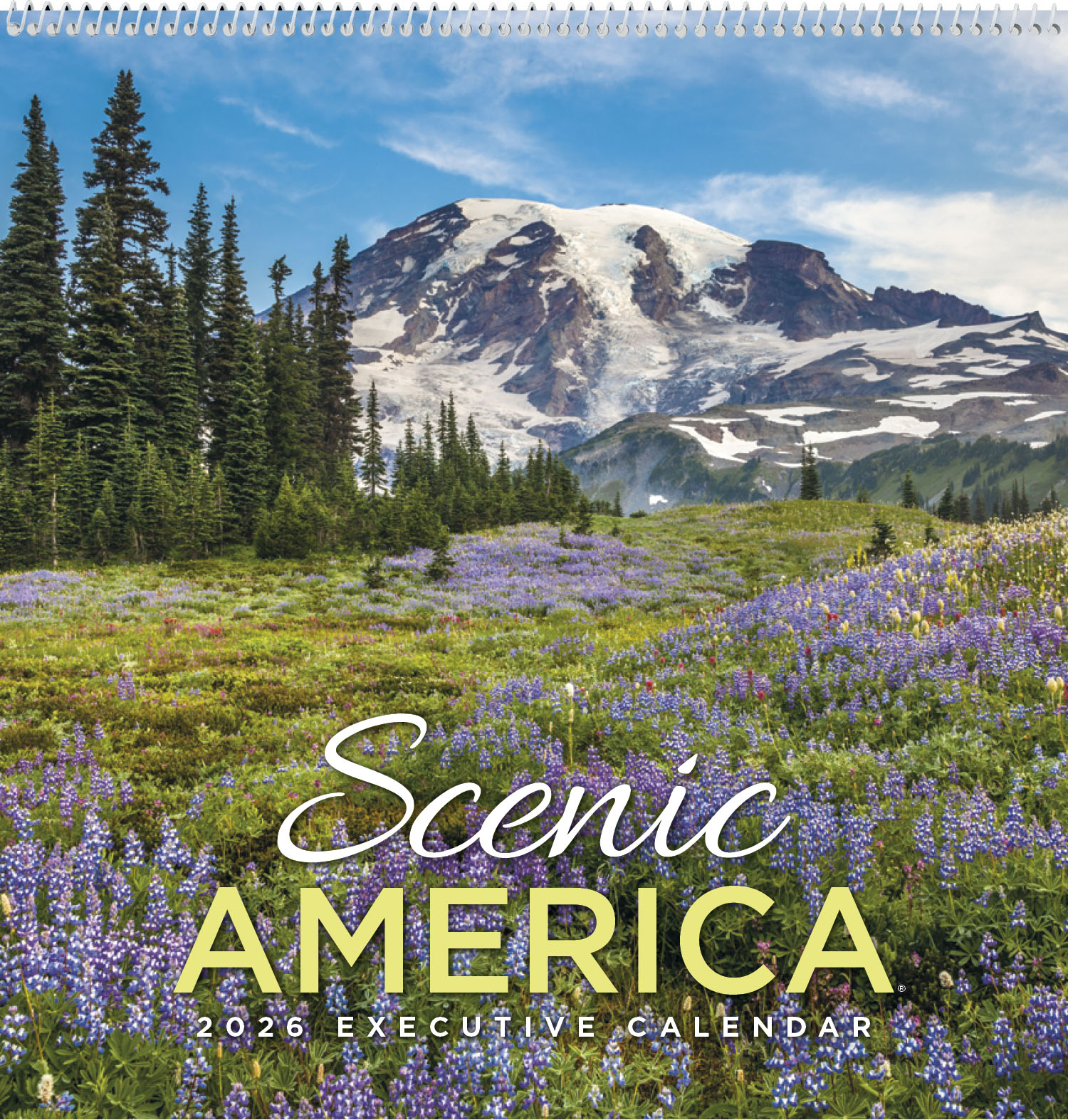 Scenic America® Executive Spiral Calendar | ValueCalendars.com