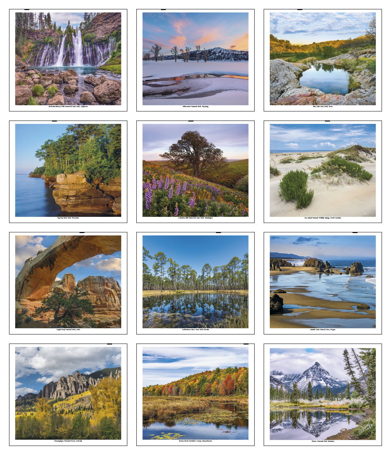Scenic America® Pocket Calendar | ValueCalendars.com