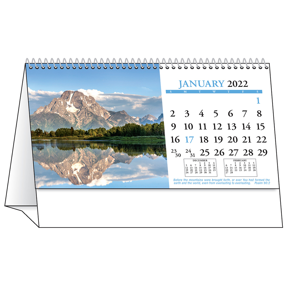 Reflections Desk Tent Calendar | ValueCalendars.com