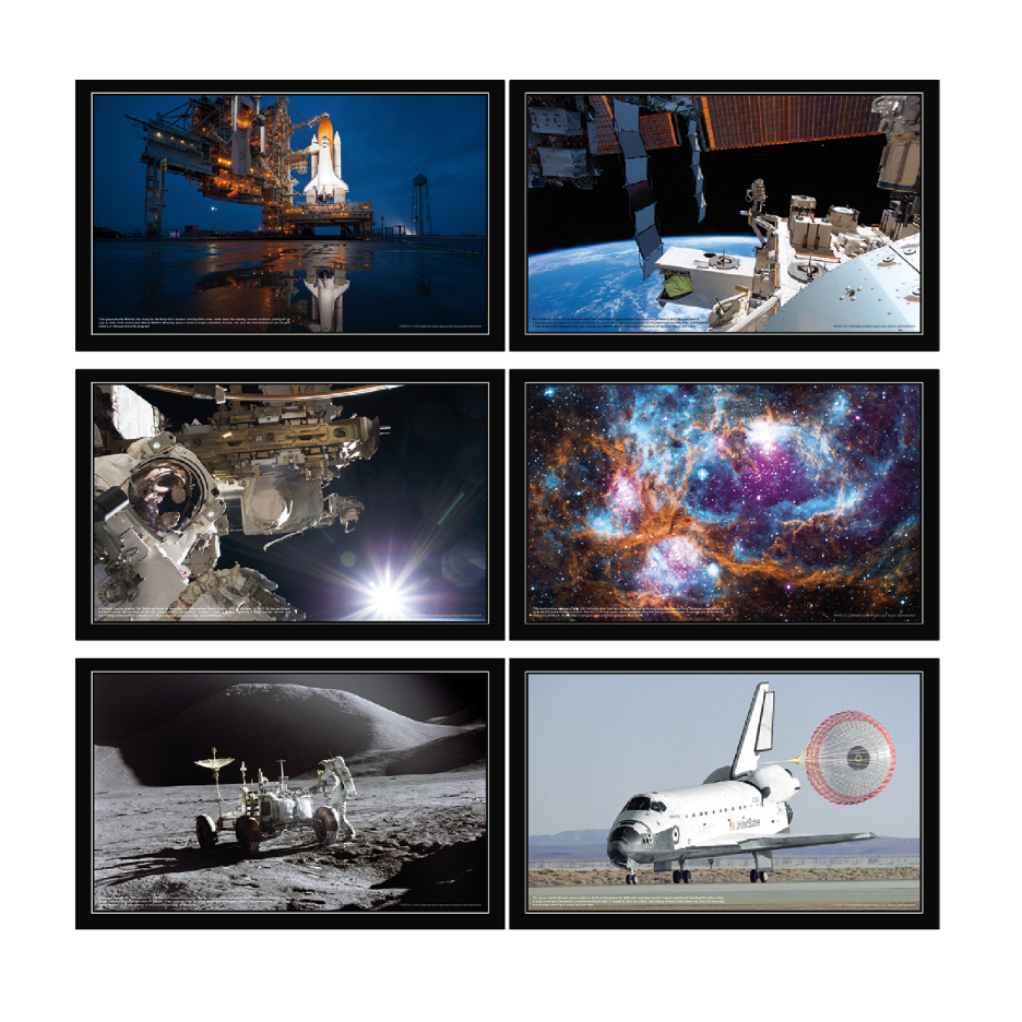 2020 America in Space Calendar | 17" x 23" Imprinted 6-Sheet Large ...