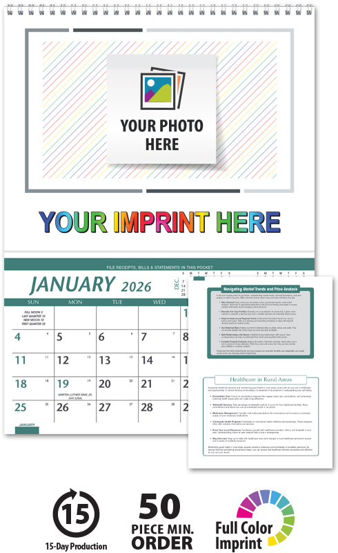 Farm Pocket Calendar (Single Image, 8" x 11") | ValueCalendars.com