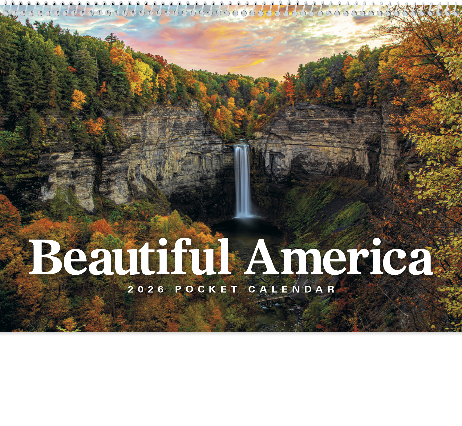 2026 Beautiful America (Pocket) Calendar | 8" x 13" Imprinted Spiral ...