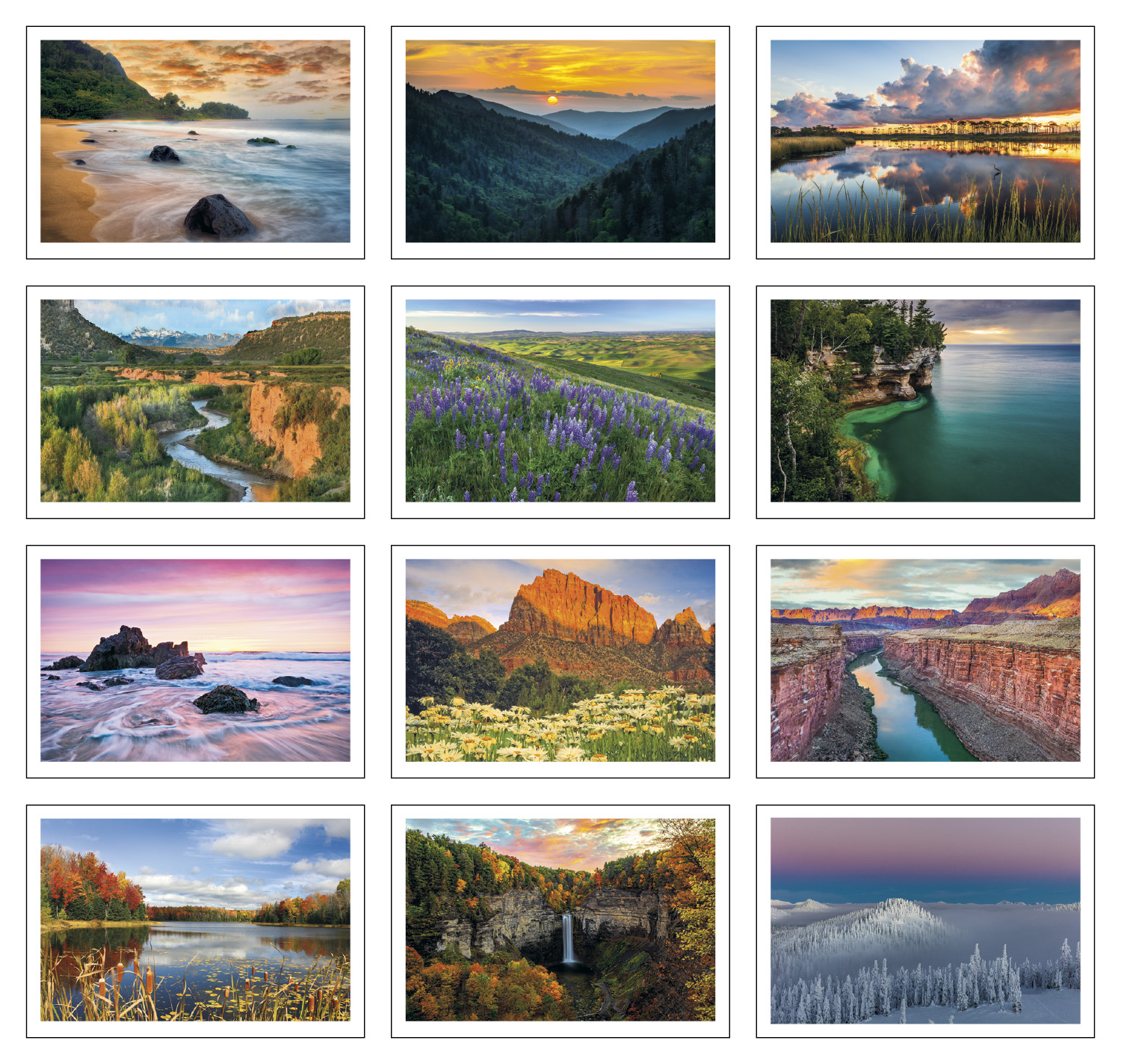 2026 Beautiful America (Pocket) Calendar | 8" x 13" Imprinted Spiral ...