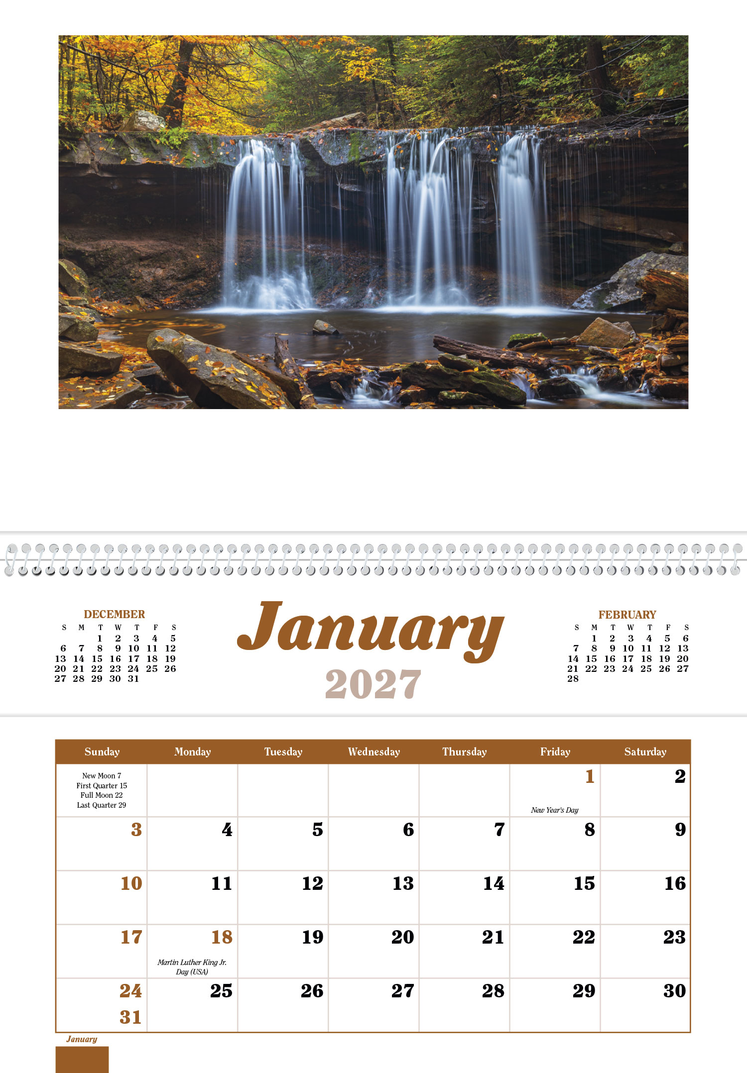 Home Cooking Guide Pocket Calendar (Single Image, 8" x 12 ...