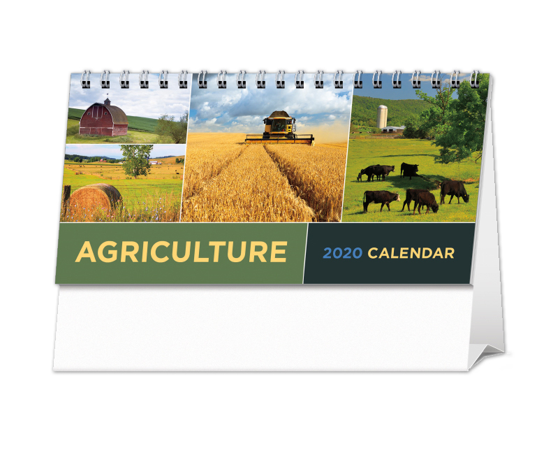 Agriculture Desk Calendar | ValueCalendars.com