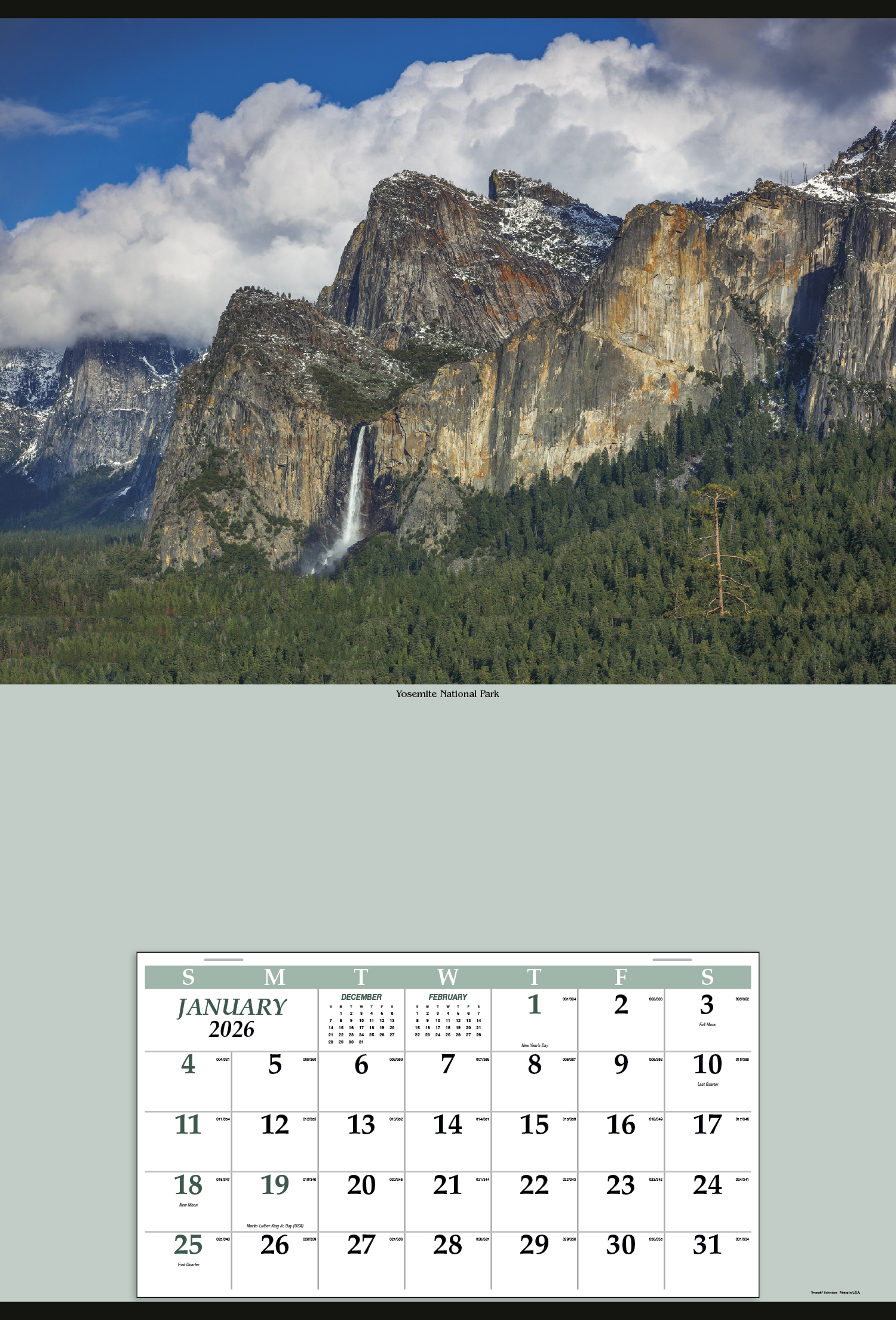 Jumbo Hanger Calendar with 12-Month Grid | ValueCalendars.com