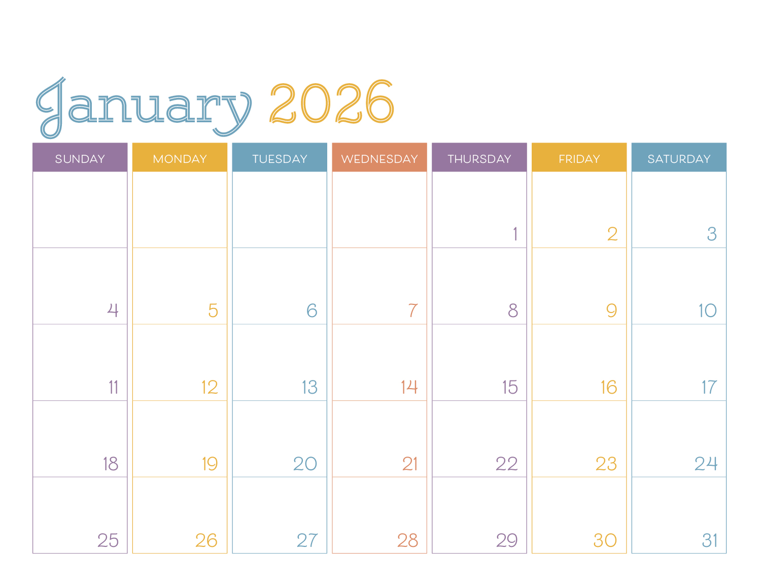 Small Monthly Desk Pad Calendars, Colors (11x8.5; 13-Sheet ...