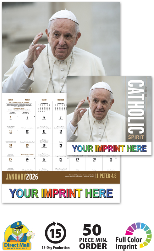 Catholic Spirit Calendar | ValueCalendars.com