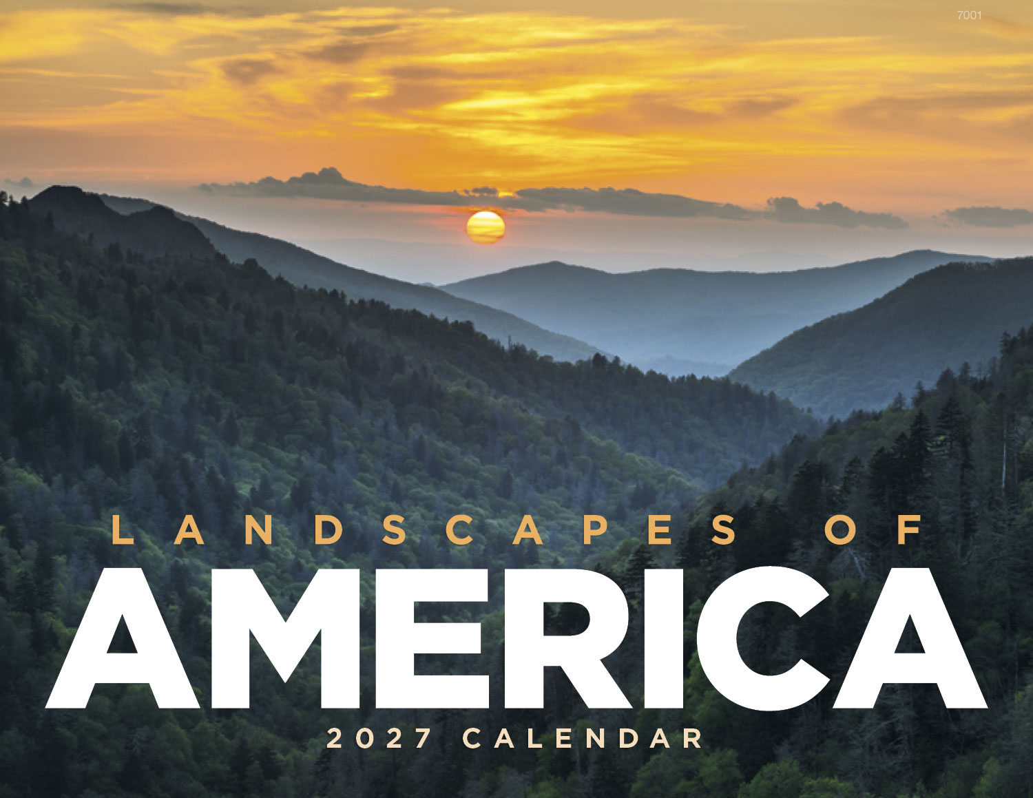 2027 Landscapes Of America (Window) Calendar | 11" x 17 Imprinted ...