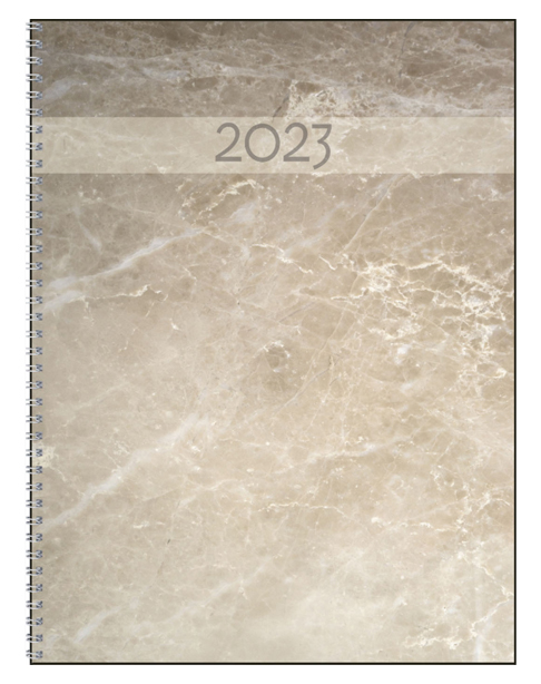 Monthly Happening Planner - MARBLE | ValueCalendars.com