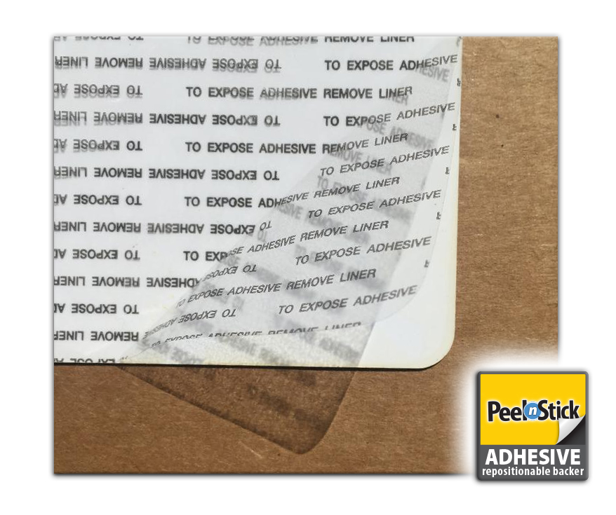 Custom Repositionable Sticky Back Card Calendar, 5.25 x 8.5 ...