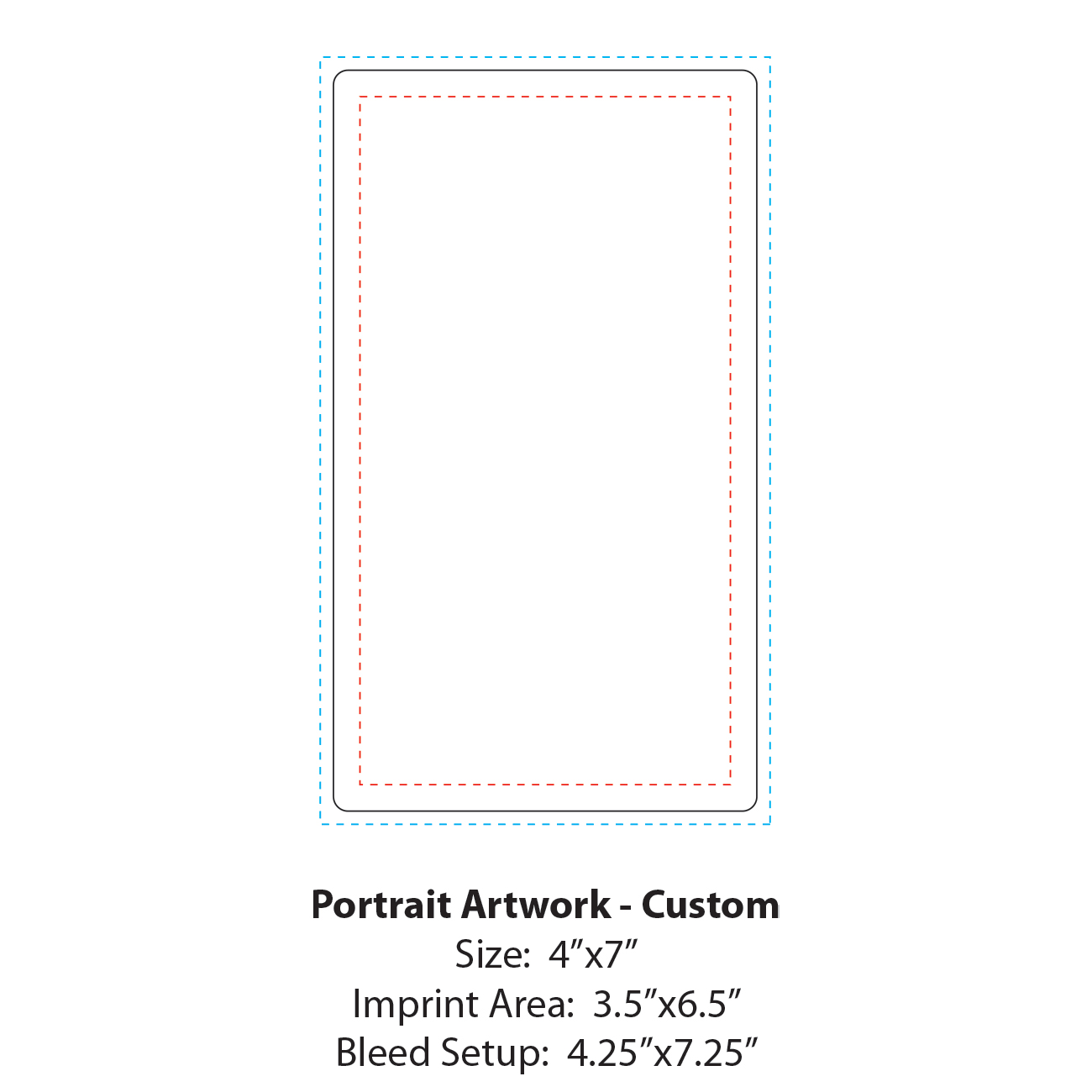 Custom Repositionable Sticky Back Card Calendar, 4 x 7 | ValueCalendars.com