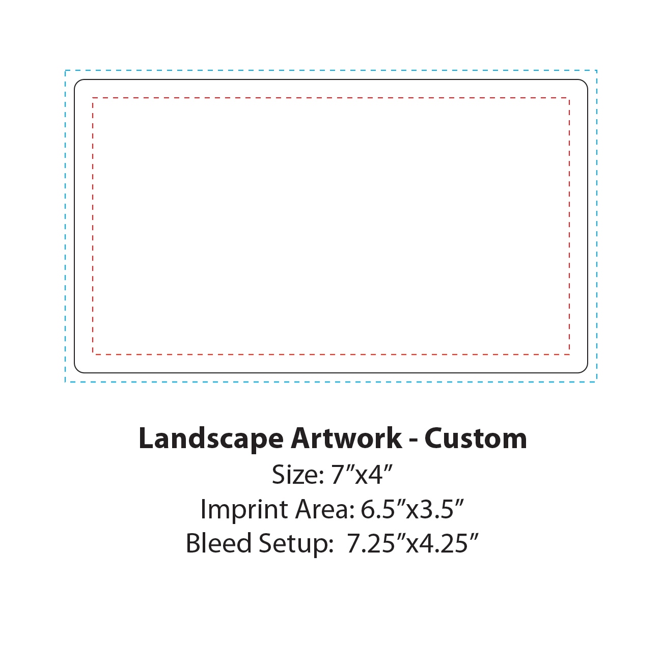 Custom Repositionable Sticky Back Card Calendar, 4 x 7 | ValueCalendars.com