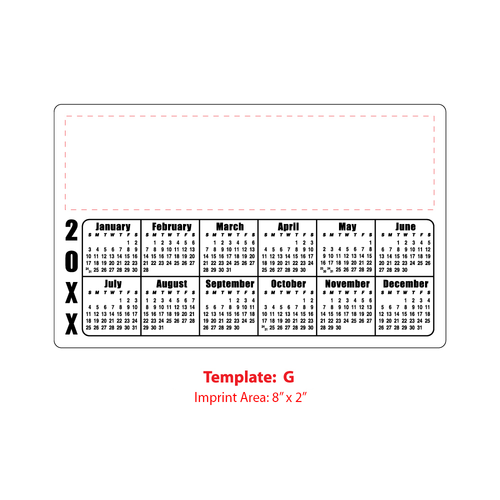 Repositionable Sticky Back Card Calendar, 5.25 x 8.5 | ValueCalendars.com