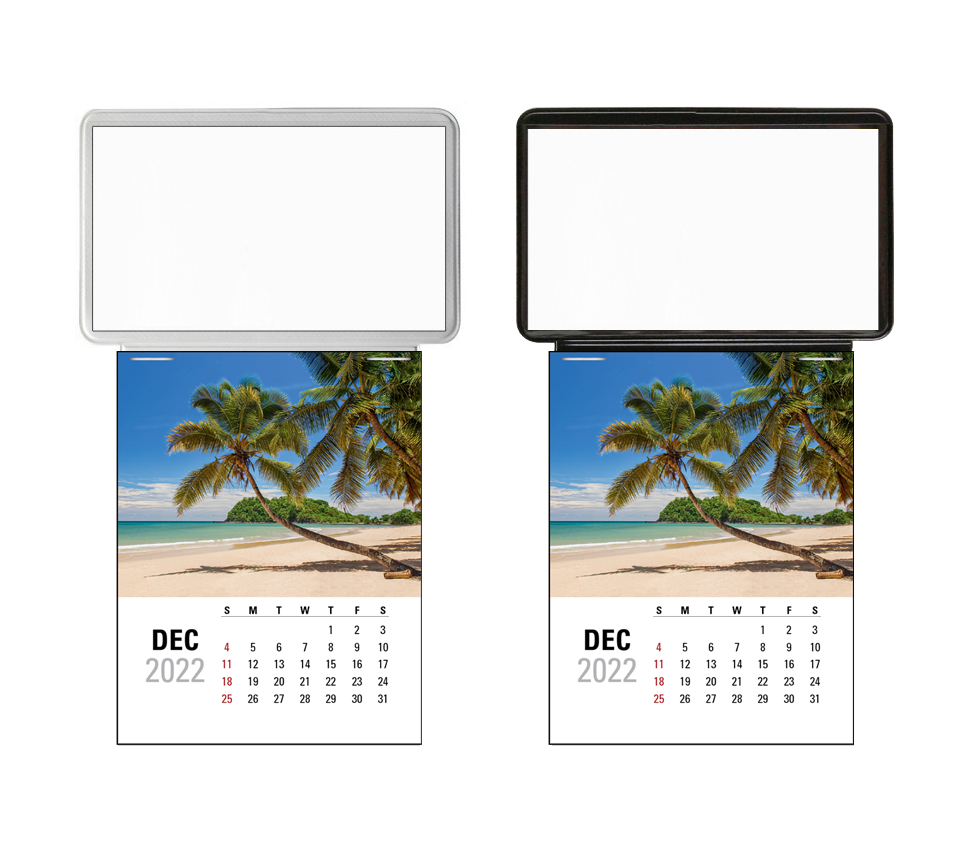 Vitronic Ocean Escape Press-n-Stick™ Calendar; Business Card Holder ...