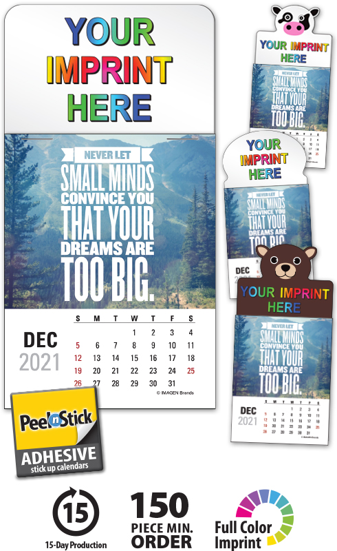 Vitronic Inspiration Press-n-Stick™ Calendar, Full Color ...