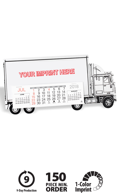 2018 Tractor Trailer Desktop Calendar | 18-Wheeler Truck Desk Calendar