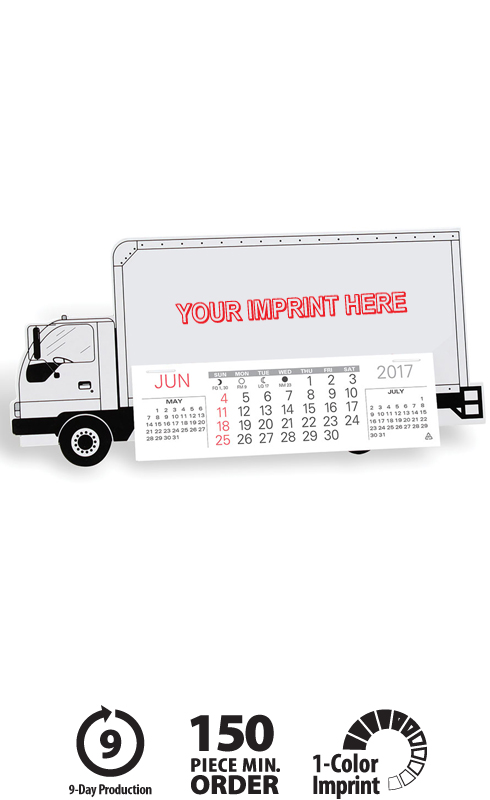 2018 Delivery Truck Desktop Calendar | Promotional Delivery Van Truck ...