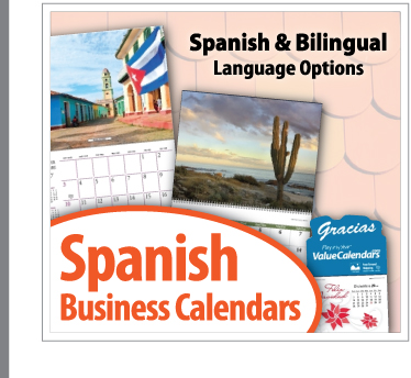 Imprinted Spanish Calendars | Promotional Spanish Calendars by ...