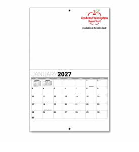 Custom Stapled Wall Calendar (11x17, 13-Month) | ValueCalendars.com