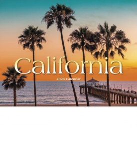 2025 California Promotional Wall Calendar | 10-7/8" x 18" Staple Bound ...