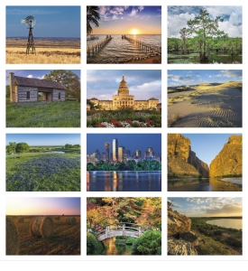 2026 Texas Promotional Wall Calendar | 10-7/8" x 18" Custom ...