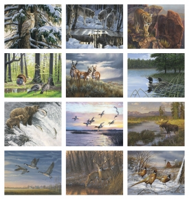 Wildlife Collection Calendar | ValueCalendars.com