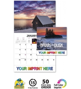 Dawn to Dusk Calendar | ValueCalendars.com