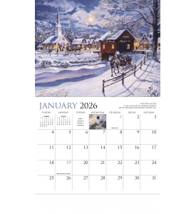 2025 Back Home Promotional Wall Calendar | 10-7/8" x 18" Imprinted ...