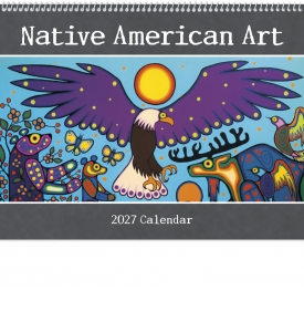 2026 Native American Art Calendar | 11" X 19" Imprinted Spiral Bound ...