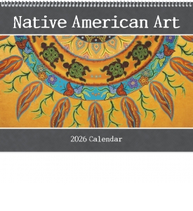 2026 Native American Art Calendar | 11" X 19" Imprinted Spiral Bound ...