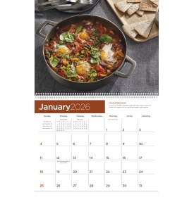 Healthy Eating Calendar | 11" X 19" Imprinted Spiral Bound; Drop Ad ...
