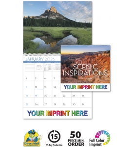 2026 Scenic Inspirations Calendar | 11" X 19" Imprinted Spiral Bound ...