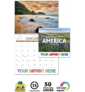 2026 Beautiful America Calendar (1706) | 11" X 19" Imprinted Spiral ...