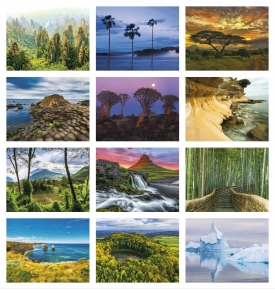 2026 World Scenic Calendar (1712) | 11" X 19" Imprinted Spiral Bound ...