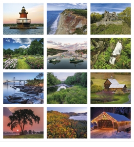 2025 New England Scenes Calendar | 11" X 19" Imprinted Spiral Bound ...