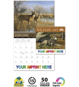 2025 Wildlife Art by the Hautman Brothers Calendar | 11" X 19 ...