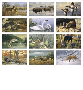 2026 Wildlife Art by the Hautman Brother Calendars | 17" x 23 ...