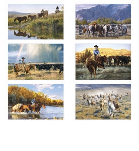 2026 American West Calendar | 17" x 23" Imprinted 6-Sheet Large Hanger ...