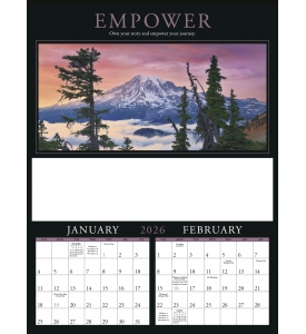 2026 Motivations II Calendar | 17" x 23" Imprinted 6-Sheet Large Hanger ...