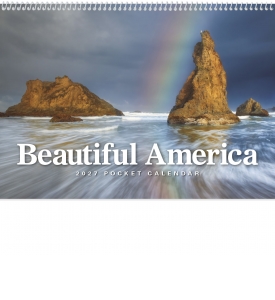 2026 Beautiful America (Pocket) Calendar | 8" x 13" Imprinted Spiral ...