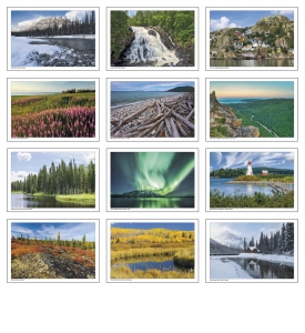 2025 Canadian Scenic Pocket Calendar | 8" x 13" Imprinted Spiral Bound ...