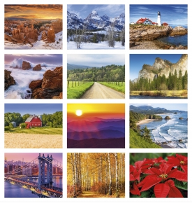 2026 Decorator Memo (Tan) Calendar | 18" x 25" Imprinted Imprinted ...