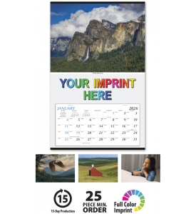 Large Hanger Calendar with 12-Month Grid | ValueCalendars.com